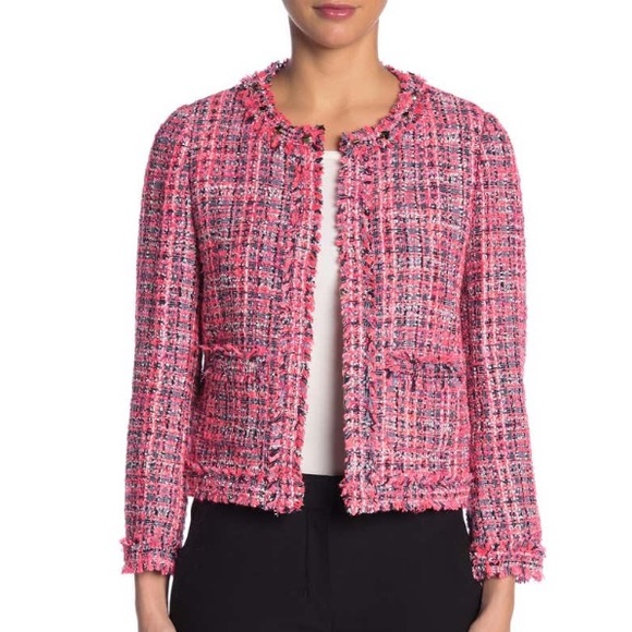 kate spade | Jackets & Coats | Kate Spade Jewel Neck Tweed Blazer ...